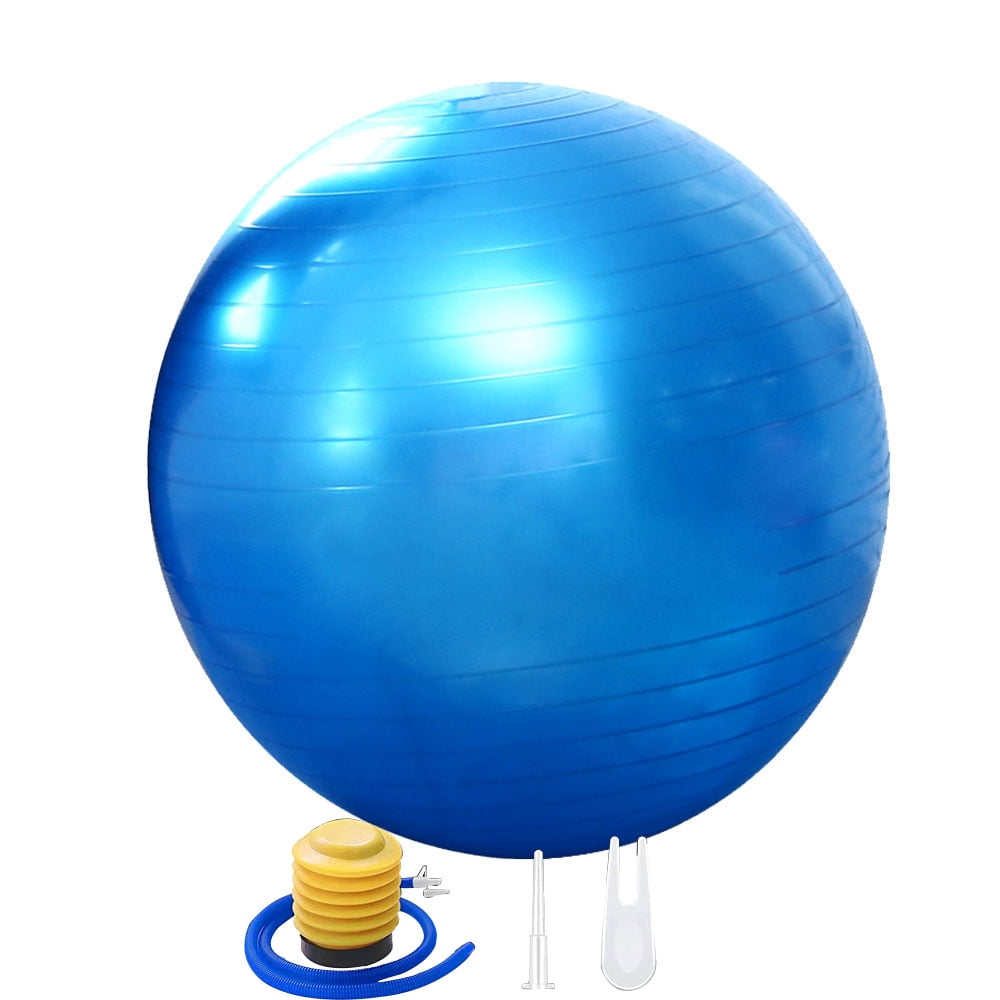 Exercise Ball for Yoga, Balance, Stability - Fitness, Pilates, Birthing ...