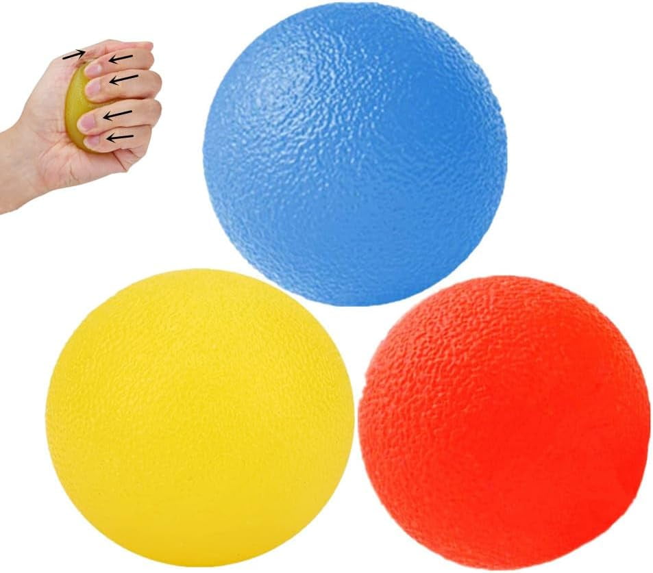 Exercise Balls Stress Relief Balls Set for Adults Squeeze Balls Kits ...