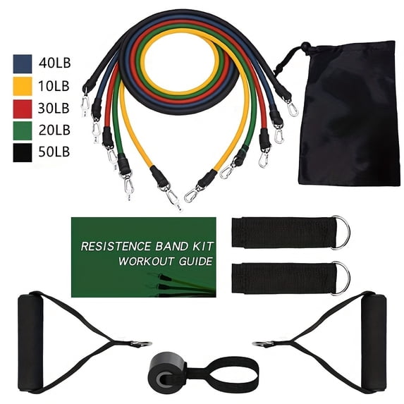 Exercise Bands 11pcs/set Multifunctional Tension Rope, Fitness ...