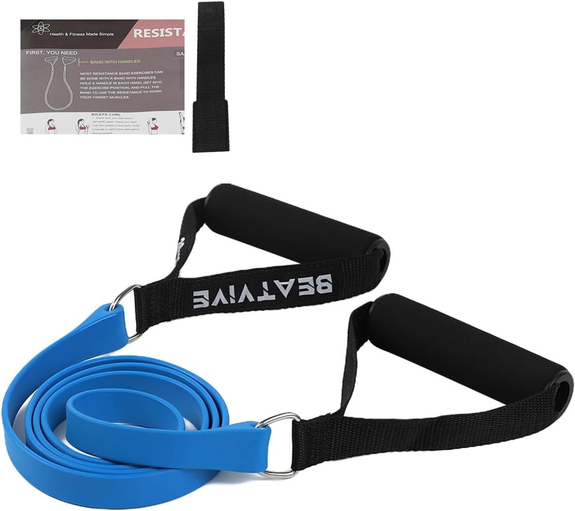 Exercise Bands with Handles, Resistance Bands with Handles, Ideal for ...
