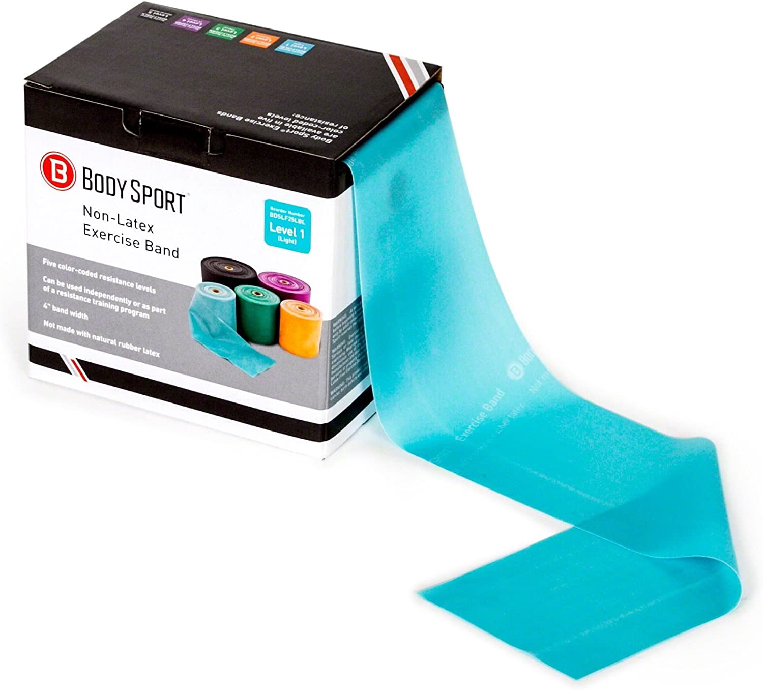 Exercise Bands, Light, Blue, 25 yd. – Exercise Bands – Resistance Bands ...
