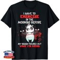 Exercise Before My Brain Saying T-Shirt - Walmart.com