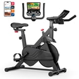 MJWW Stationary Exercise Bike, 32-Level Magnetic Resistance, 300LBS ...