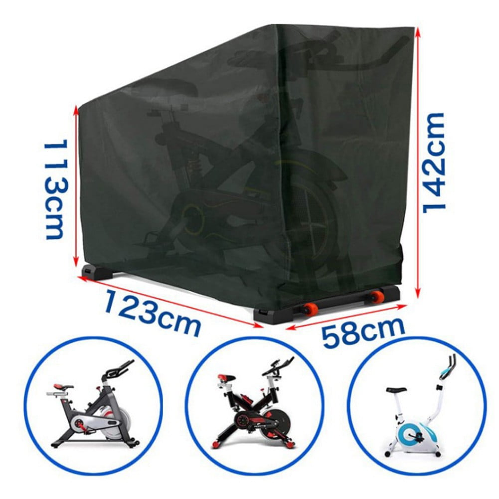 Exercise Bike Cover Upright Indoor Bike Cover Dustproof Waterproof ...