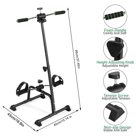 Pedal Exerciser for Seniors Exercise Bike for Seniors Elderly Exercise ...