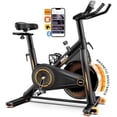 Exercise Bike Stationary Bike, Magnetic Spin Bike with 6kg Cast Iron ...