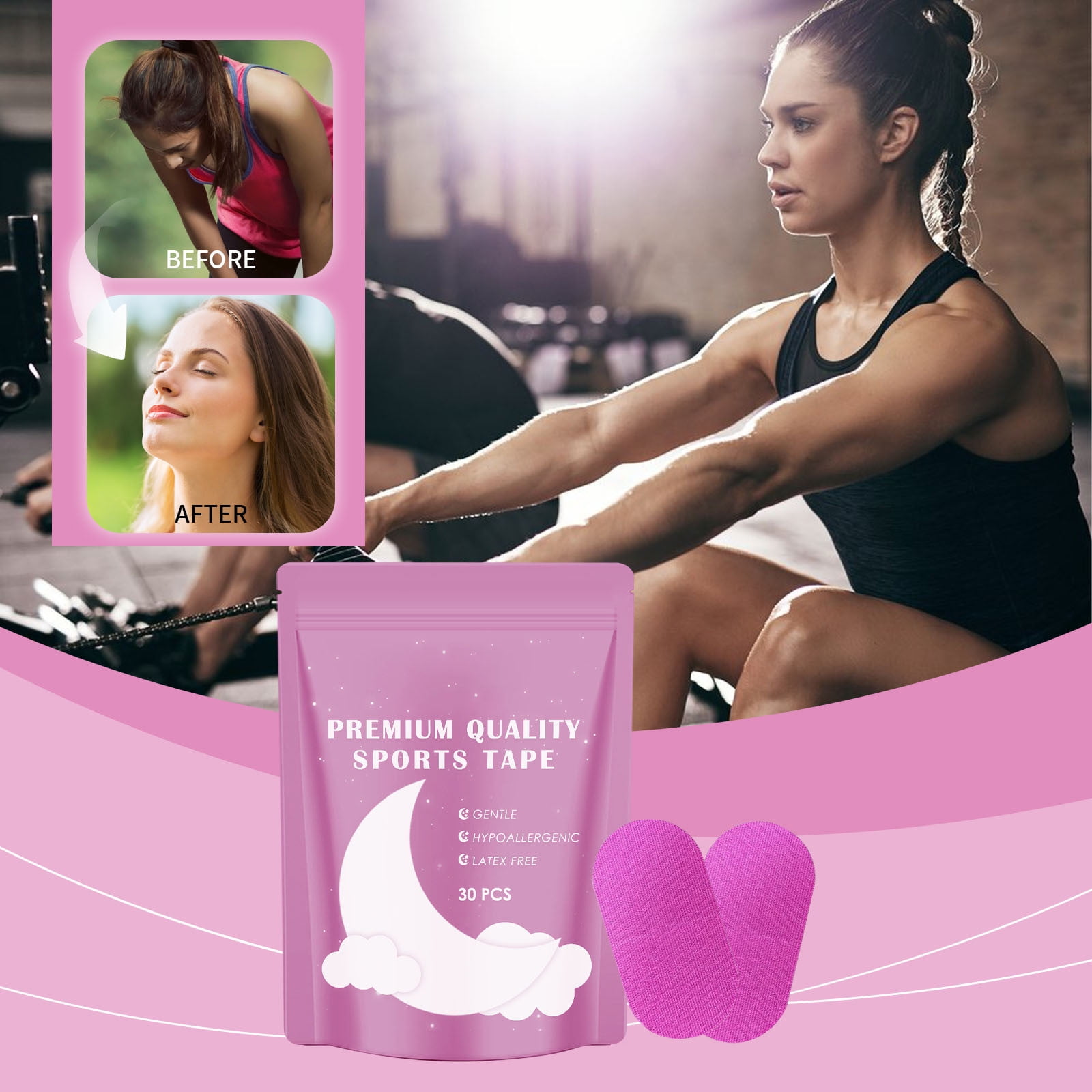 Exercise Breathing Strips, None Magnetic Breathing Strip (30/Pack) - Professional Ventilate ...