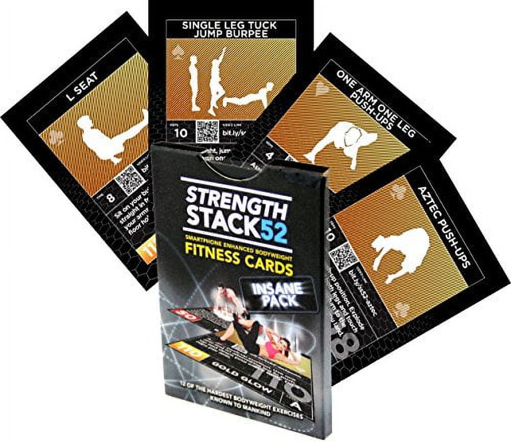 Exercise Cards Insane Pack: Strength Stack 52 Bodyweight Workout ...