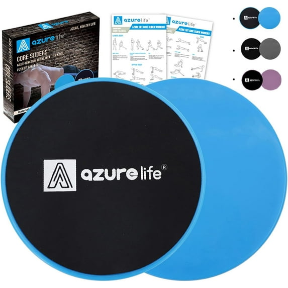 Exercise Core Sliders, Dual Sided Gliding Discs Use on Carpet or ...