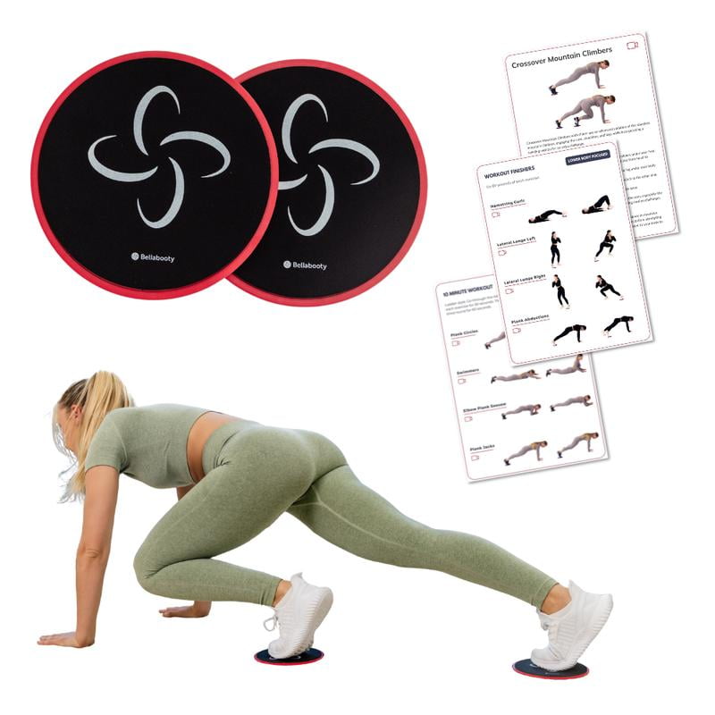 - Exercise Core Sliders, Dual Sided Gliding Discs for Use on Carpet or ...