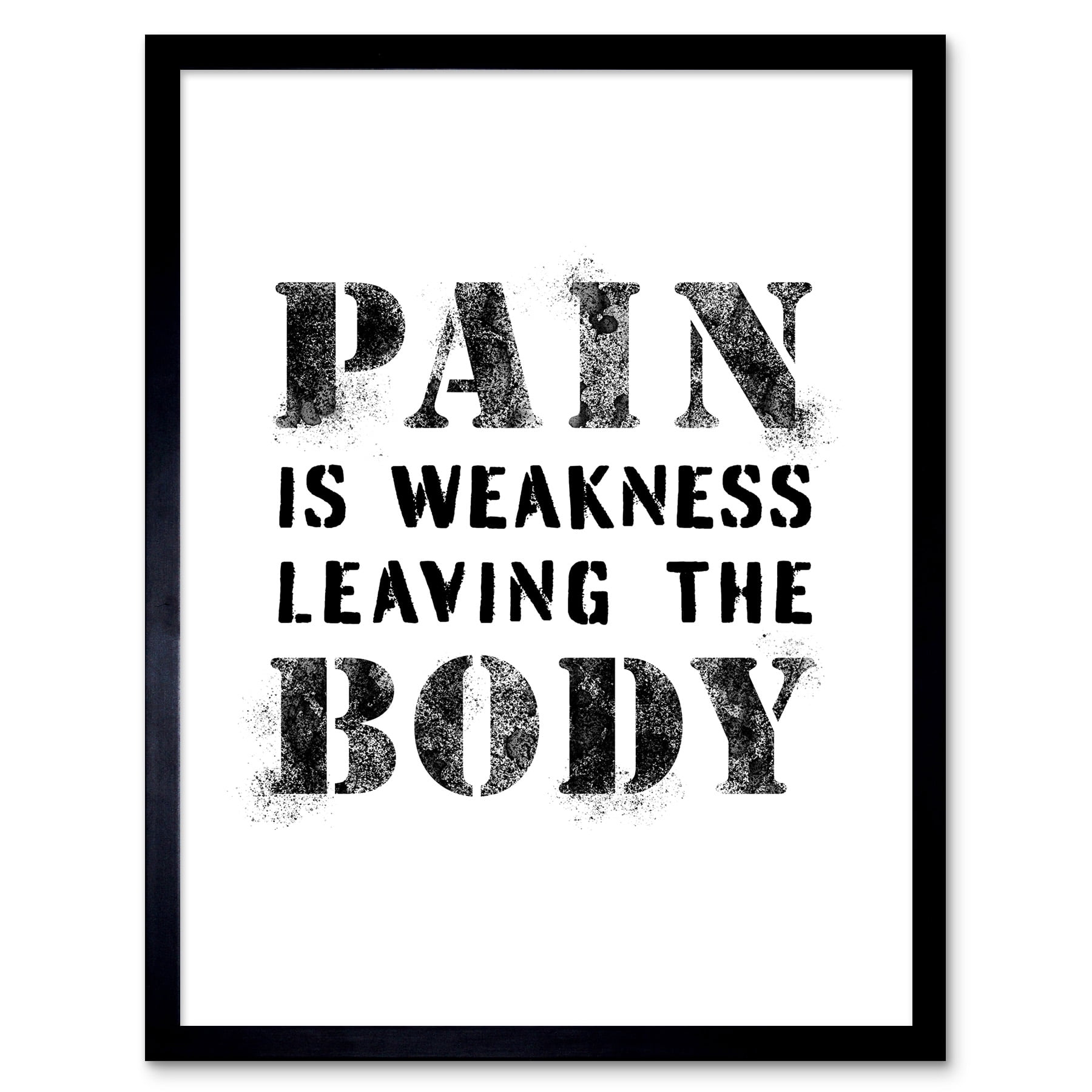Exercise Decor Pain Is Weakness Leaving The Body Inspirational Gym ...