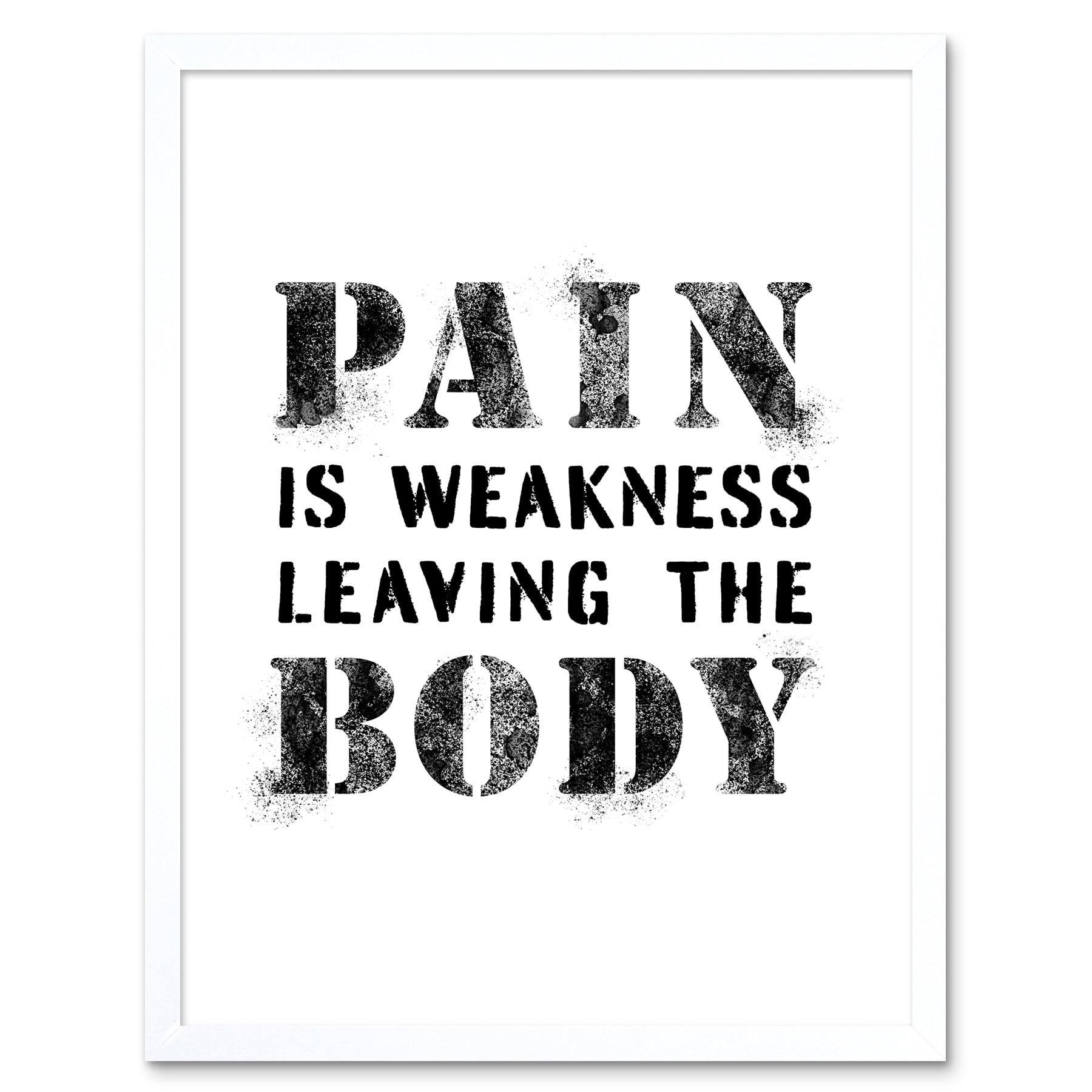 Exercise Decor Pain Is Weakness Leaving The Body Inspirational Gym ...