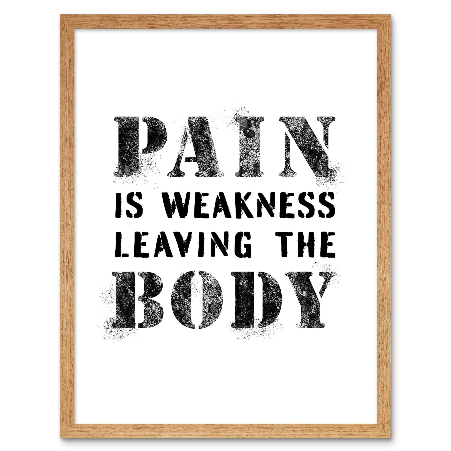 Exercise Decor Pain Is Weakness Leaving The Body Inspirational Gym ...