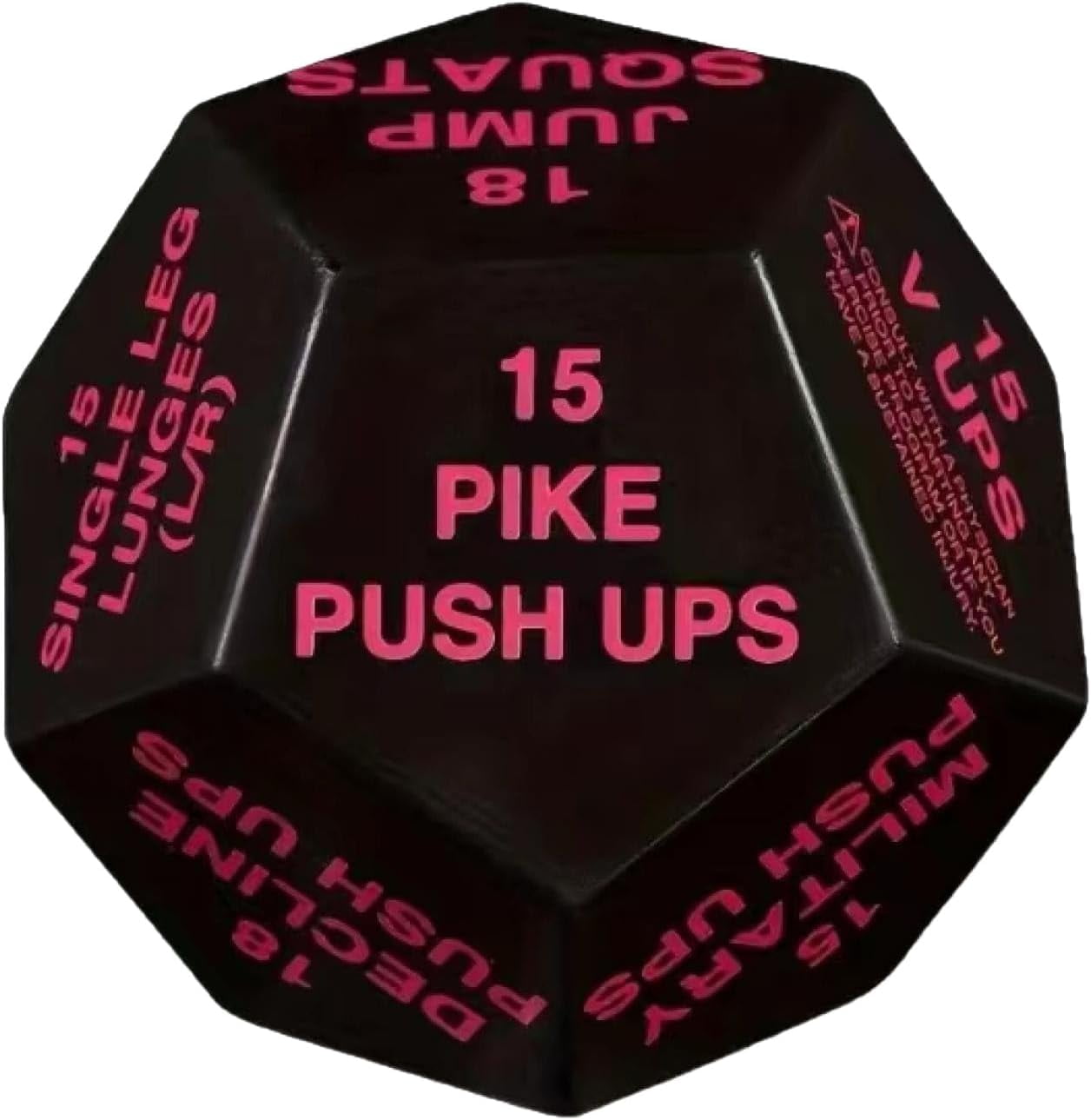Exercise Dice, 12-Sided Workout Dice, Fitness Dice, Fun Home Gym ...