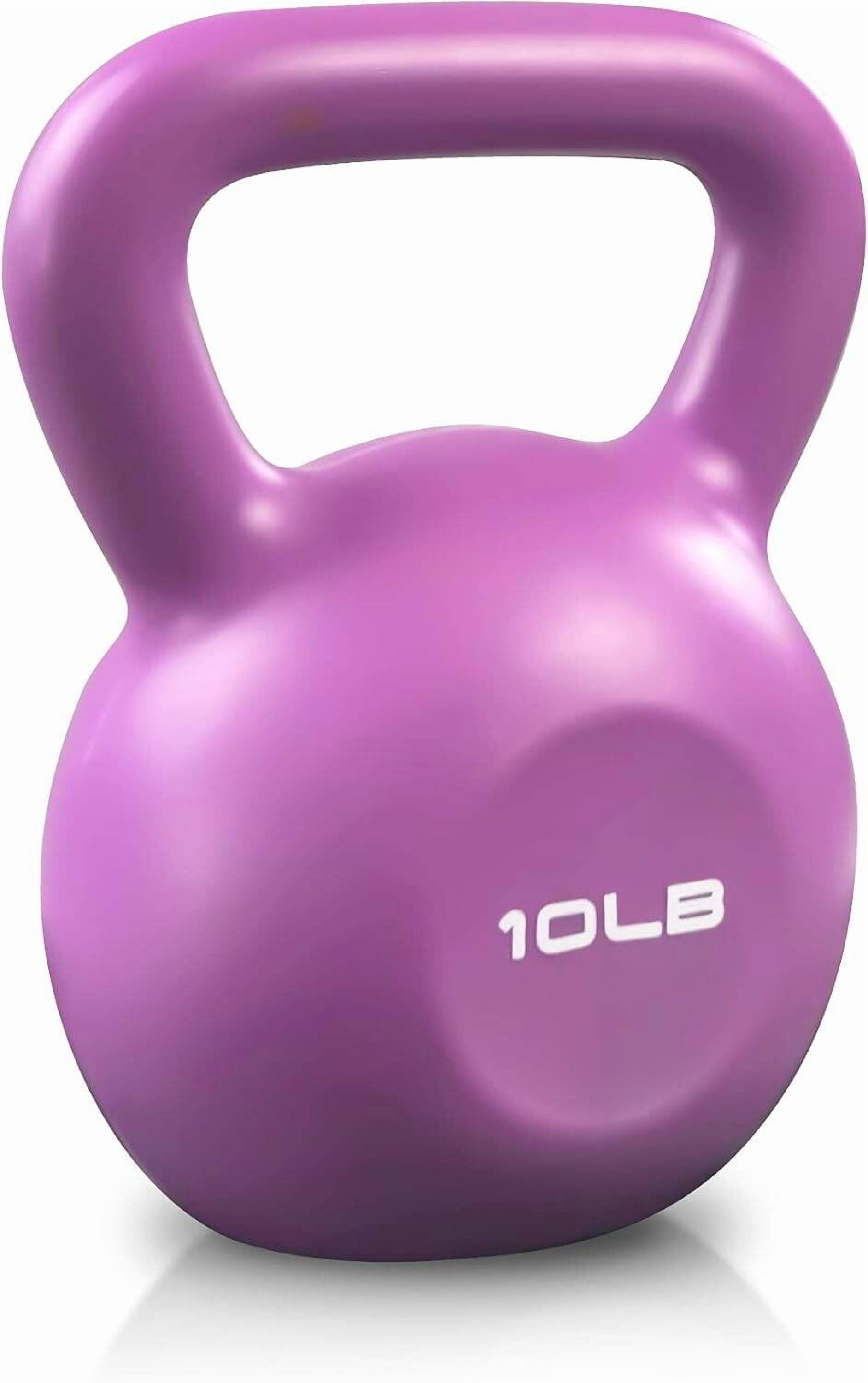 Exercise Equipment 10lbs Kettlebell Set, Strength Training Kettlebells ...