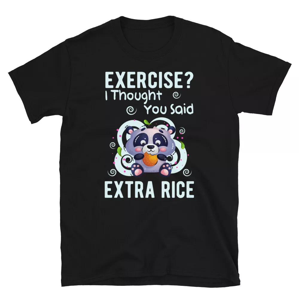 Exercise Extra Rice Panda Bear Cute Panda Bear Classic Gift - Walmart.com