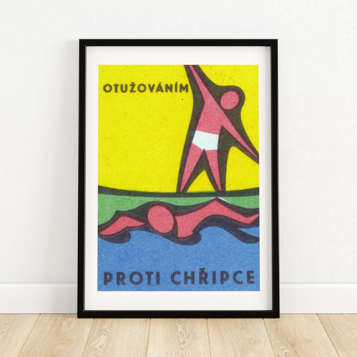 Exercise For Health - Matchbox Print - Aesthetic Wall Art - Vintage Art ...