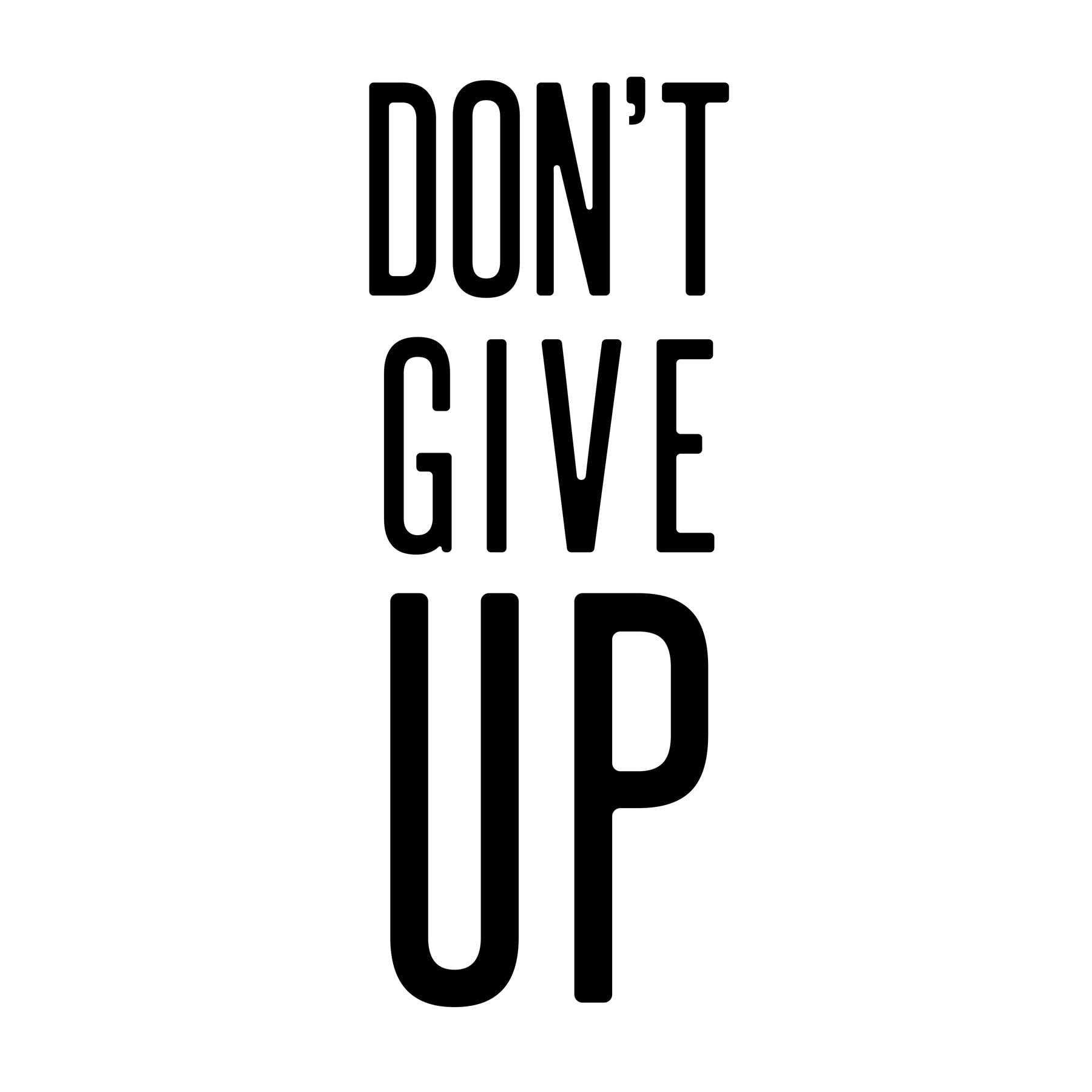 Exercise Inspiration Don't Give Up Exercise Work Out Motivation Gym ...