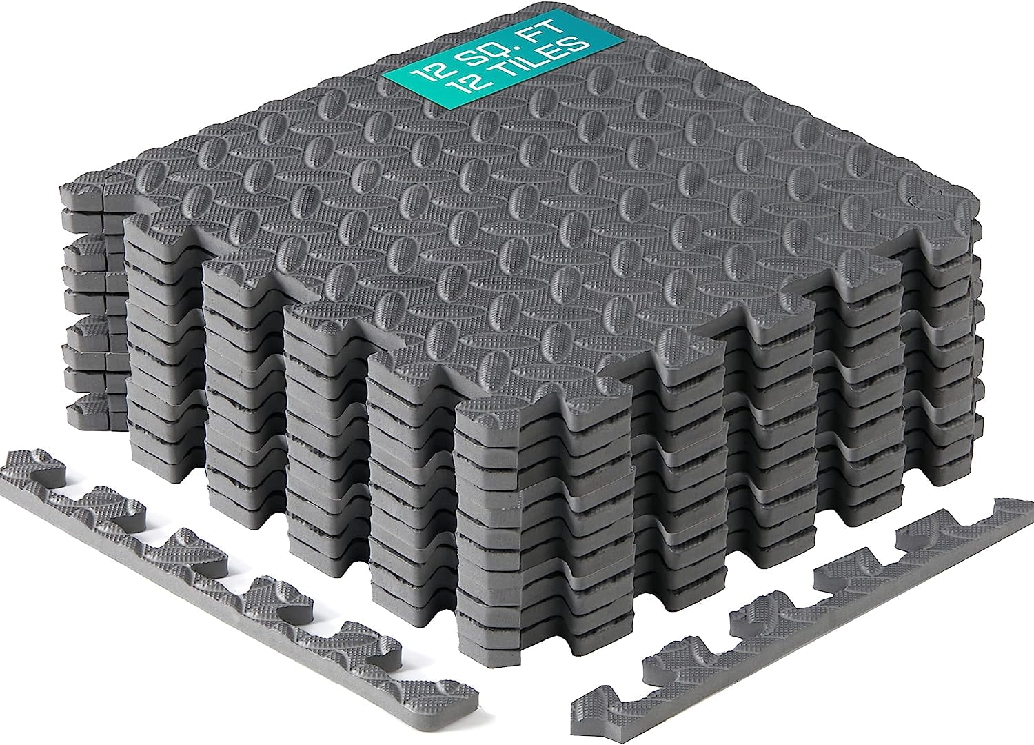 Exercise Mat, FT Puzzle Interlocking Exercise Mat Tiles for Home Gym ...