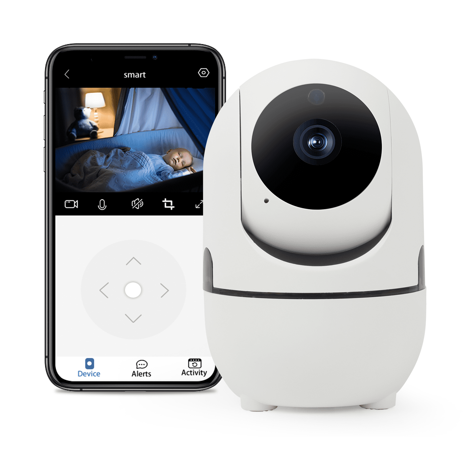 Exercise N Play Security Baby Monitor, WiFi, Motion Tracking, Two-Way ...