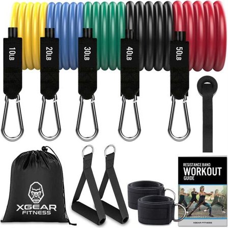 Power Systems Versa Loop Resistance Bands – Set of 6 for Full Body ...
