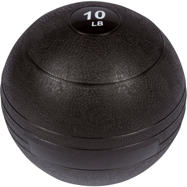 Exercise Slam Medicine Ball By Trademark Innovations (Red, 10 Lbs ...