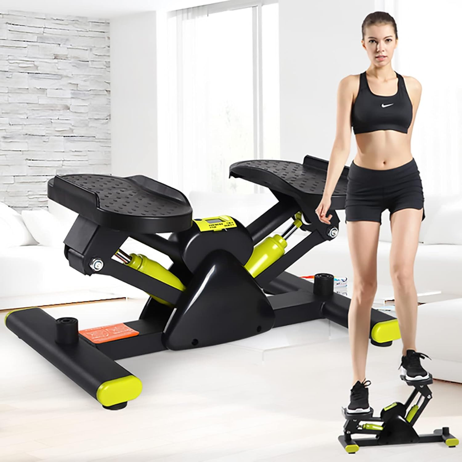 Exercise Stair Stepper, Mini Steppers with Resistance Band, Hydraulic ...