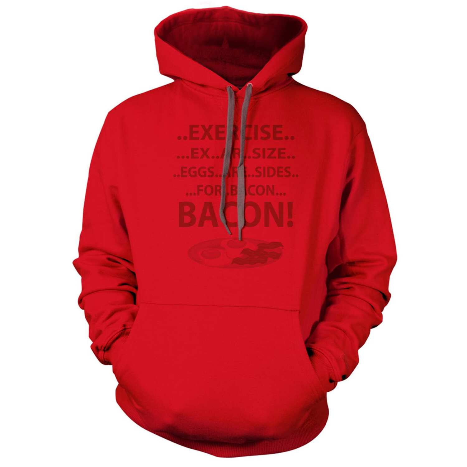 Exercise for Bacon Hoodie - Walmart.com