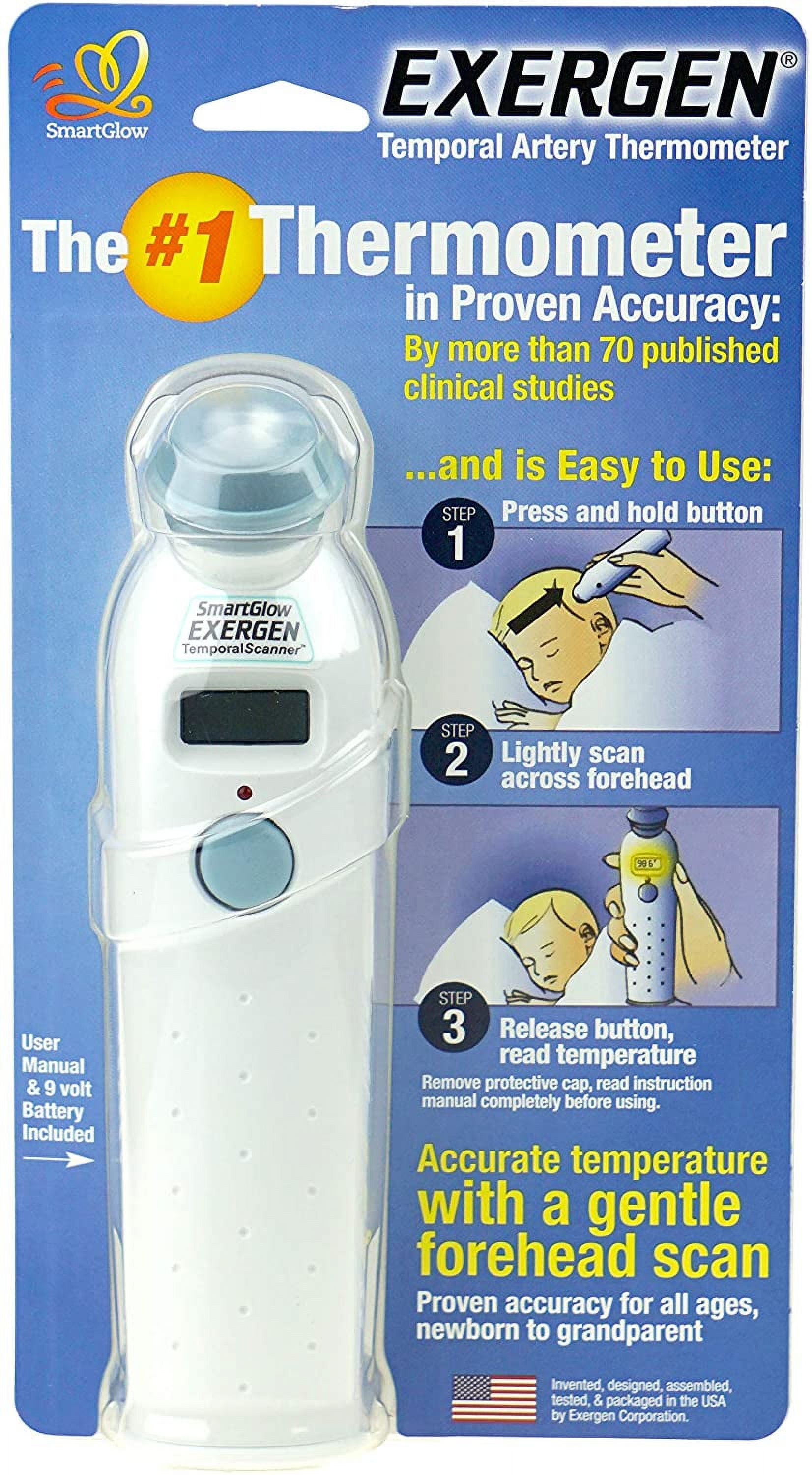Exergen Medical Grade TAT-2000C Temperature Test Temporal Scan ...