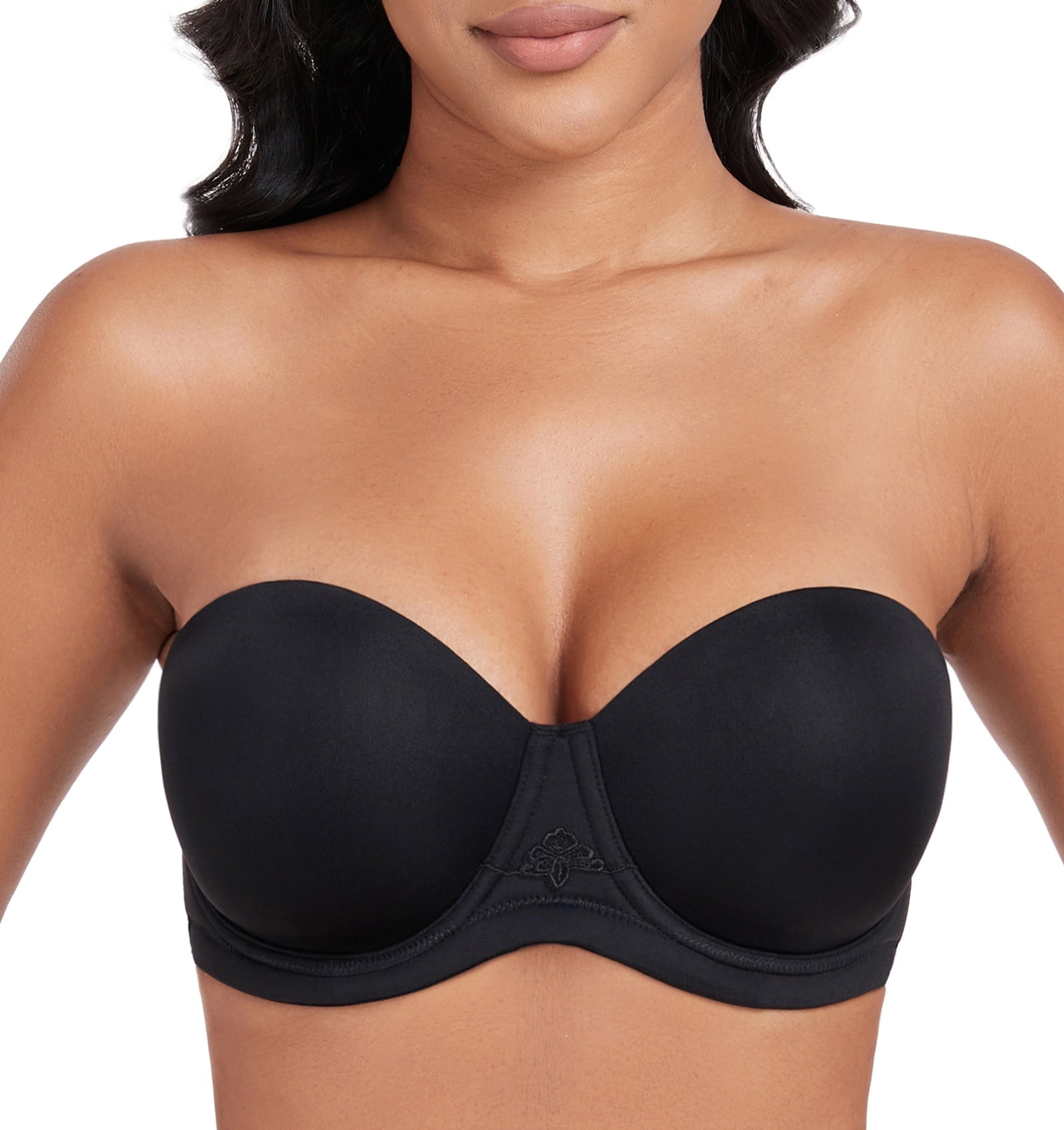 Exerin Women's Strapless Bras Full Coverage Underwire Multiway Convertible Plus Size Bra(32G ...