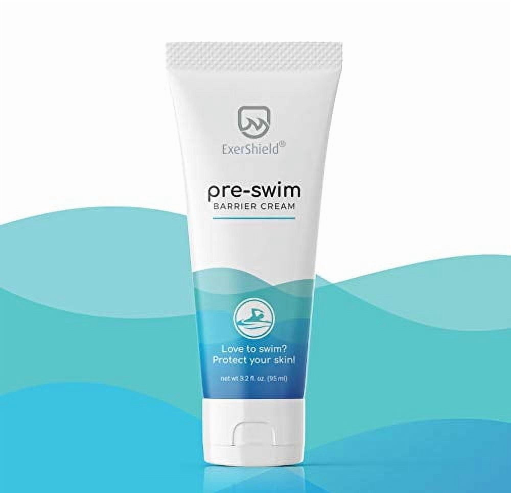 exershield Pre-Swim Lotion, Moisture Barrier Cream, Hydrates Skin ...