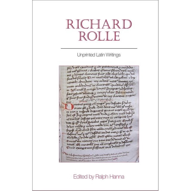 Exeter Medieval Texts and Studies Richard Rolle, (Hardcover) - Walmart ...