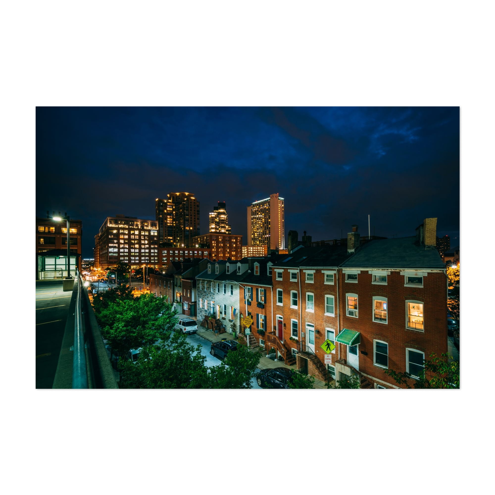 Exeter Street - Baltimore Maryland Photography City Skyline Nightlife ...