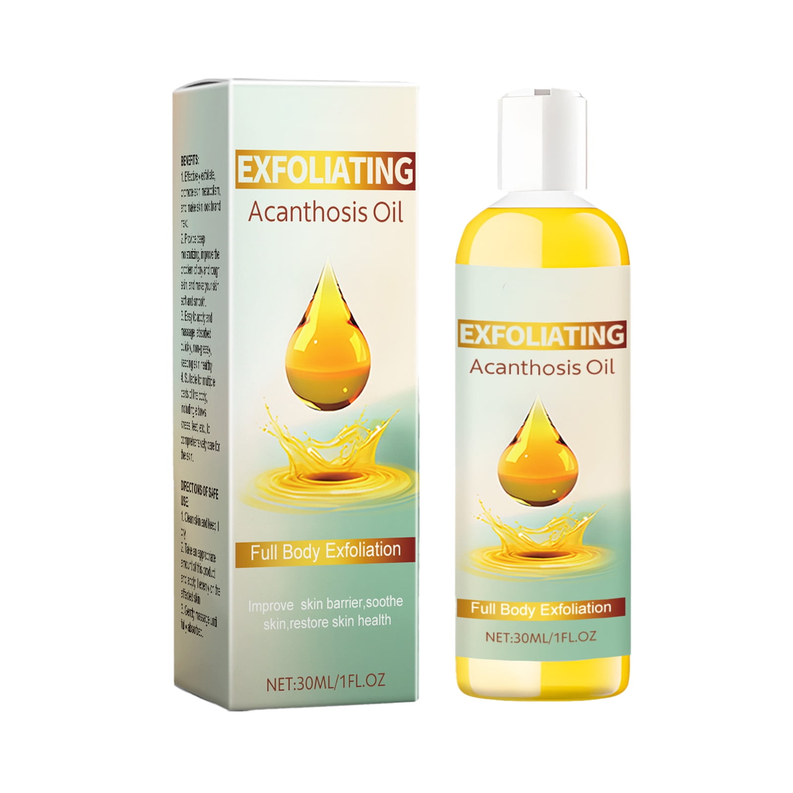 Exfoliating Acanth Oil - Gentle Exfoliation & Hydration - for Armpits ...
