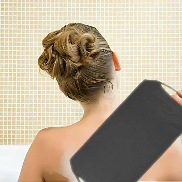 Exfoliating Back Scrubber , 4 Packs Nylon Back Exfoliator Extended ...