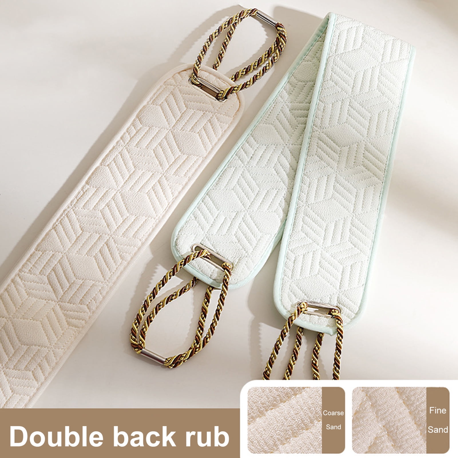 Exfoliating Back Scrubber Deep Clean Double-Sided Body Scrub Bath Towel ...