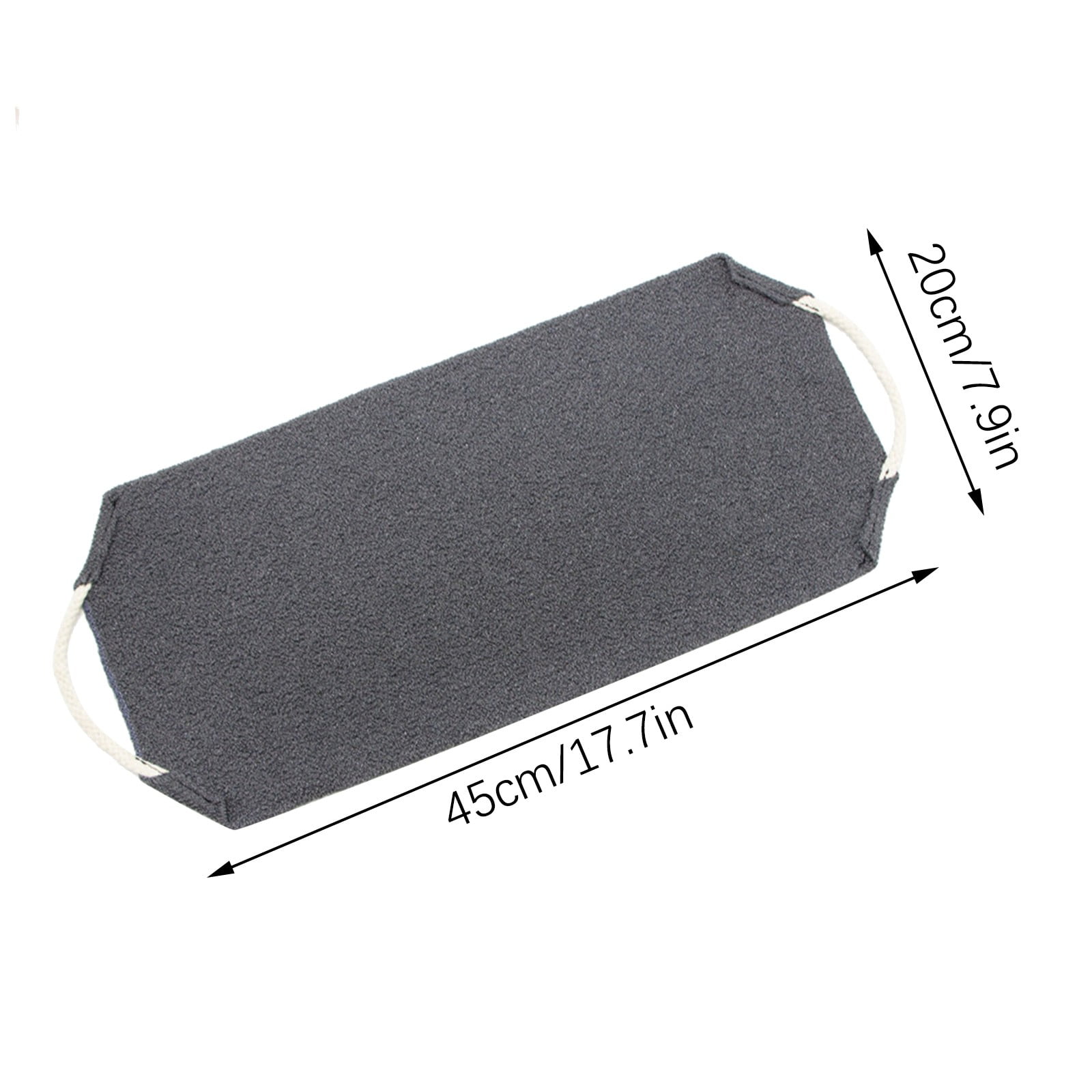 Exfoliating Back Scrubber with Handles Nylon Back Exfoliator Extended ...