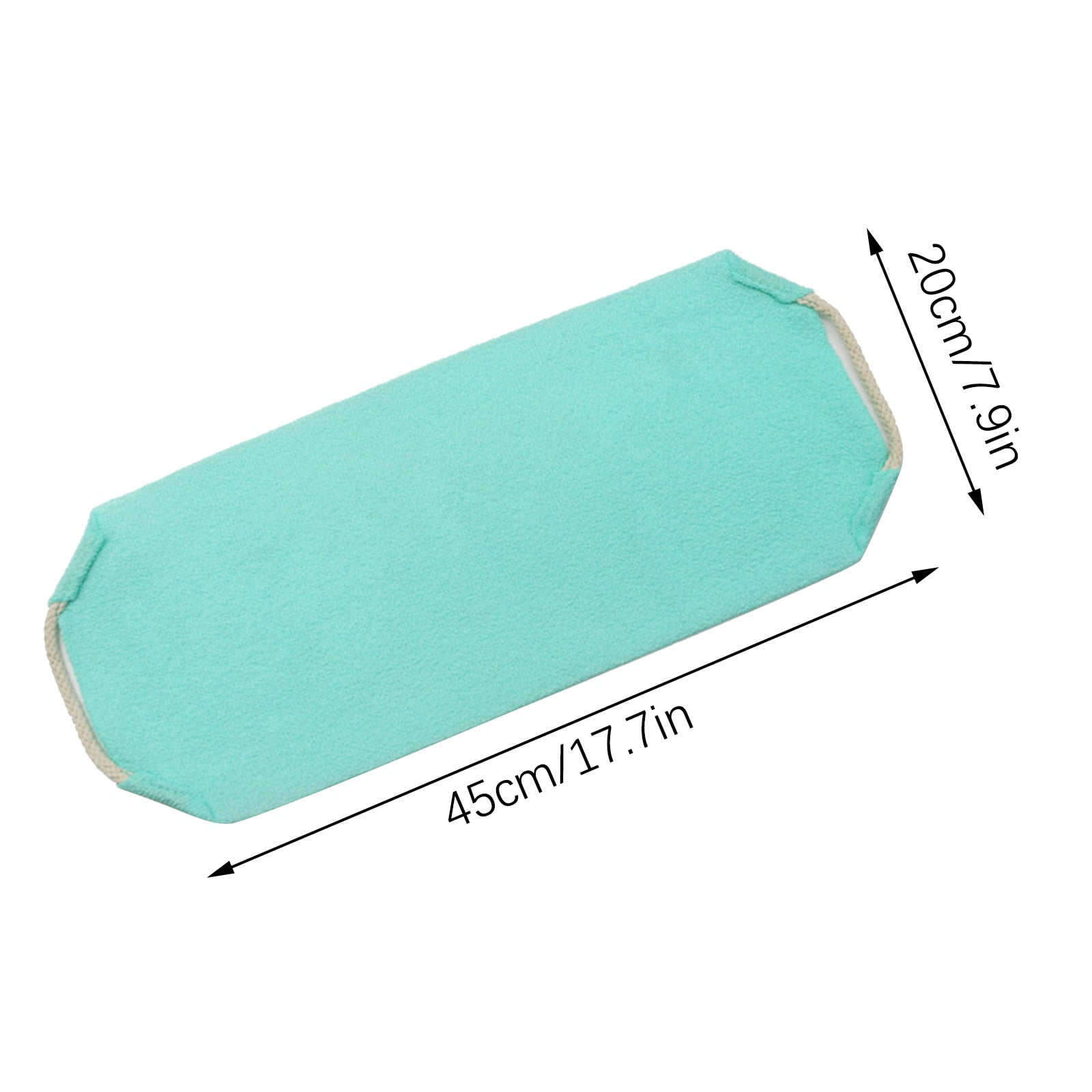 Exfoliating Back Scrubber with Handles Nylon Back Exfoliator Extended ...