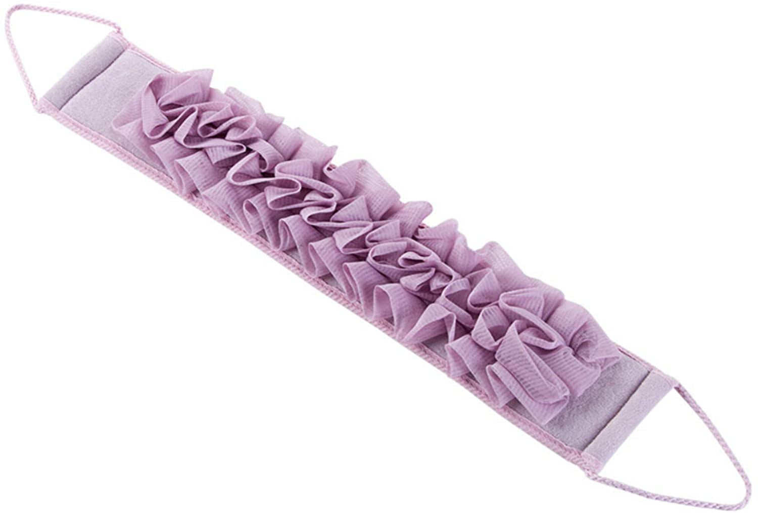 Exfoliating Back Strap Loofah Body Scrubber Terry Cloth Mesh Back Scrub ...