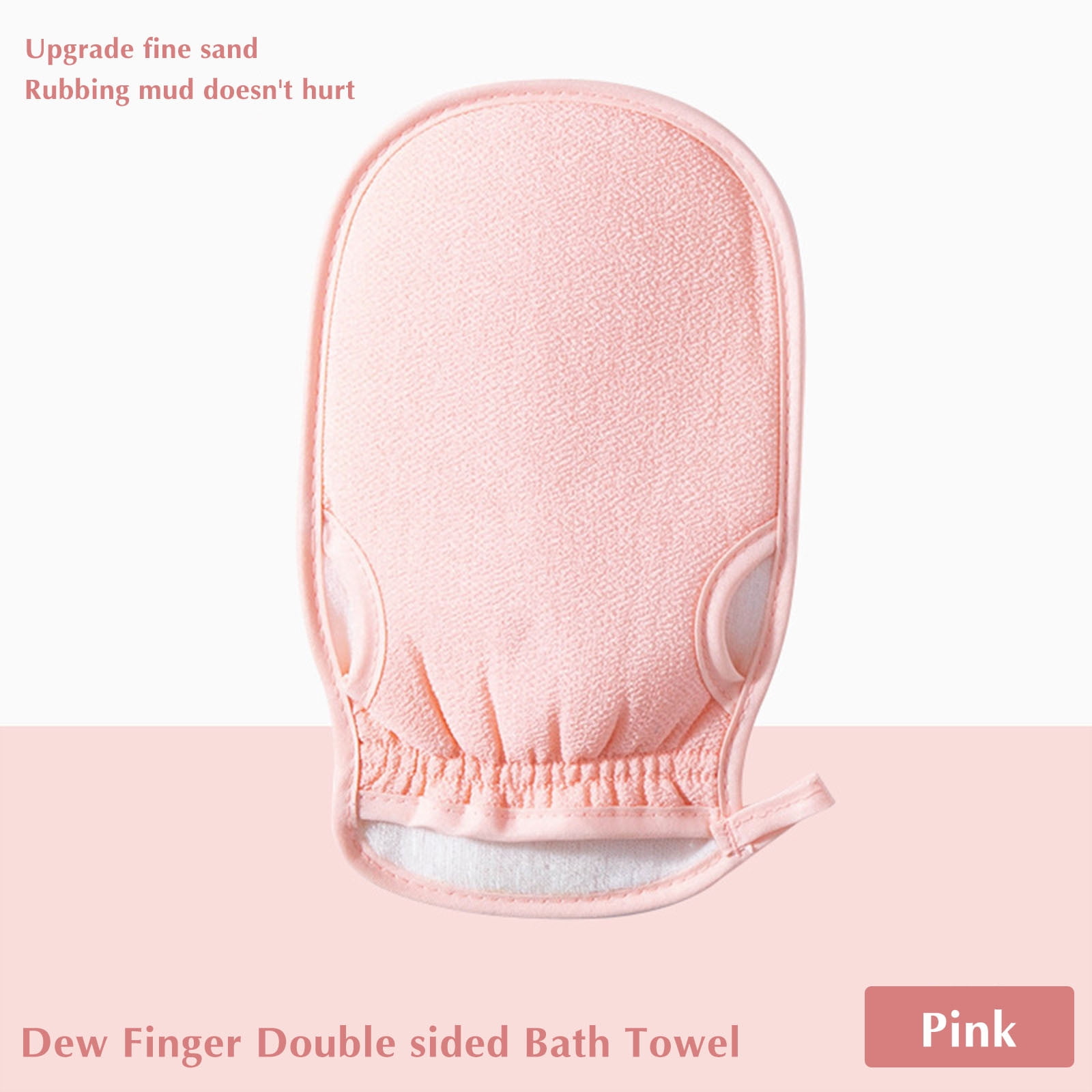 Exfoliating Bath Gloves, Thickened Back Rubbing Shower Mitt, Dead Skin ...