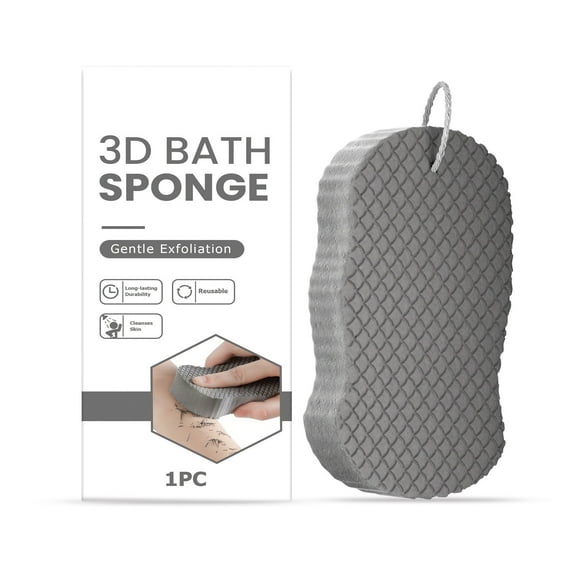 Exfoliating Bath Sponge, Exfoliating Body Sponge Skin Friendly ...