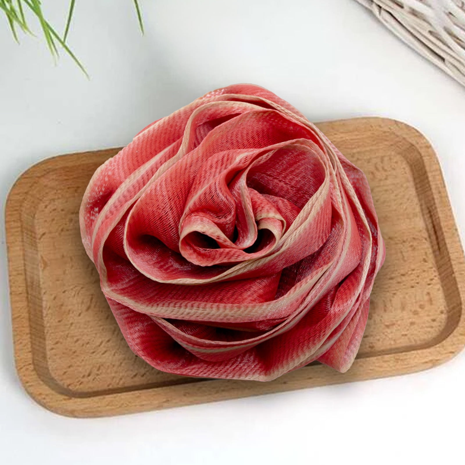 Exfoliating Bath Sponge Loofah Mesh Body Scrubber for Shower with ...