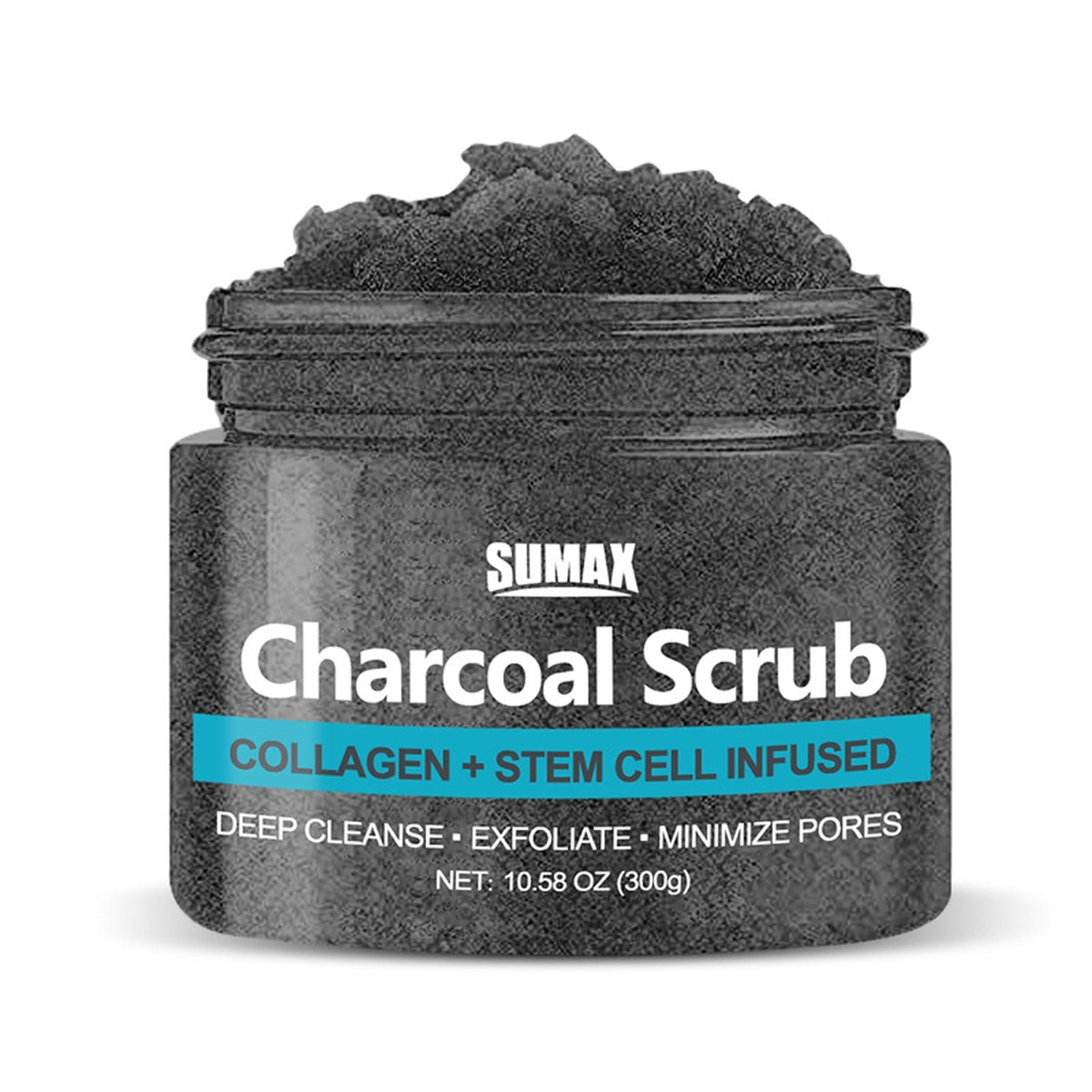 Exfoliating Body Scrub, Charcoal Face Scrub for Men and Women ...