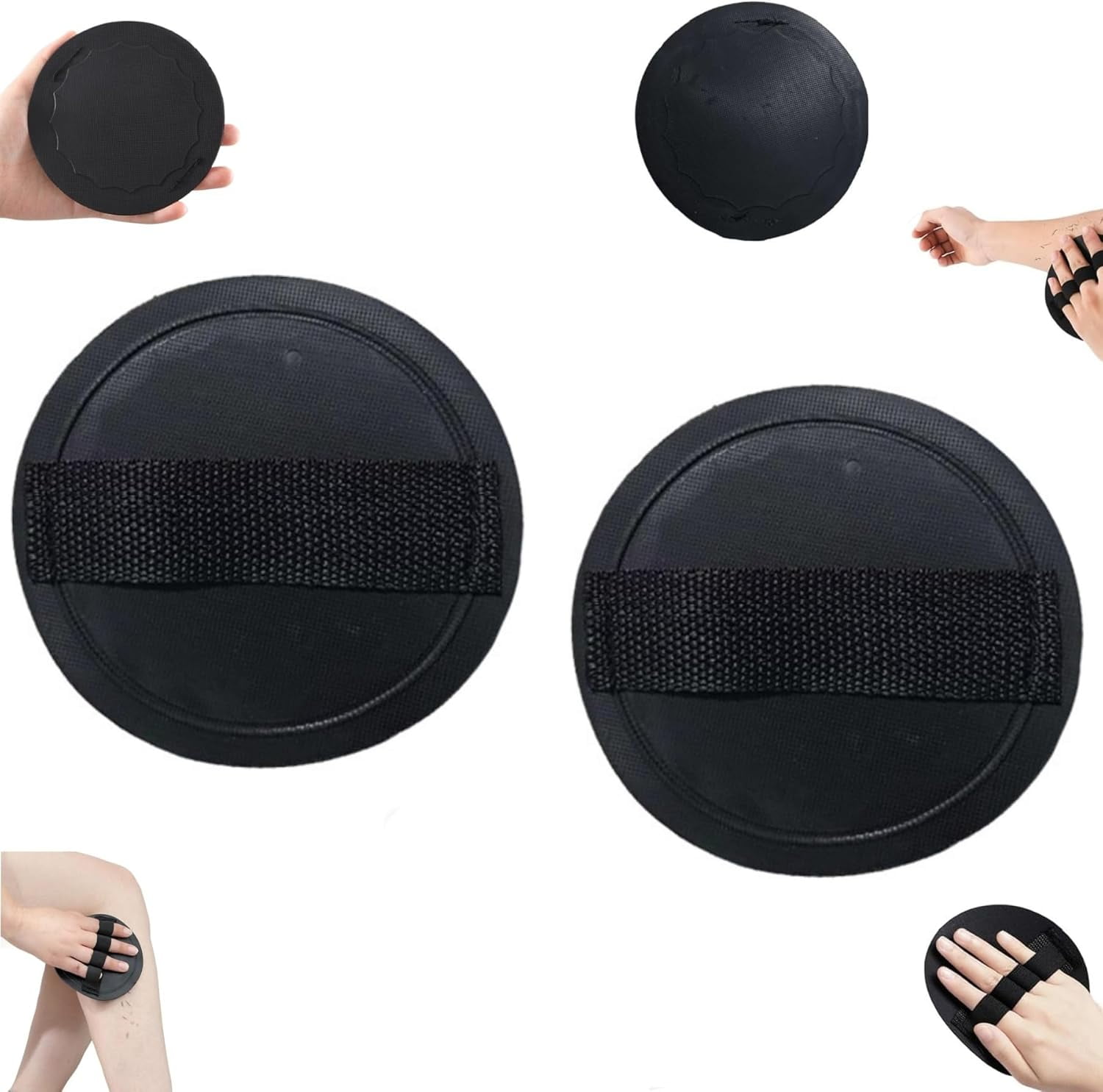 Exfoliating Body Scrubber Set,4 Counts Shower and Bath Tool, Deep ...