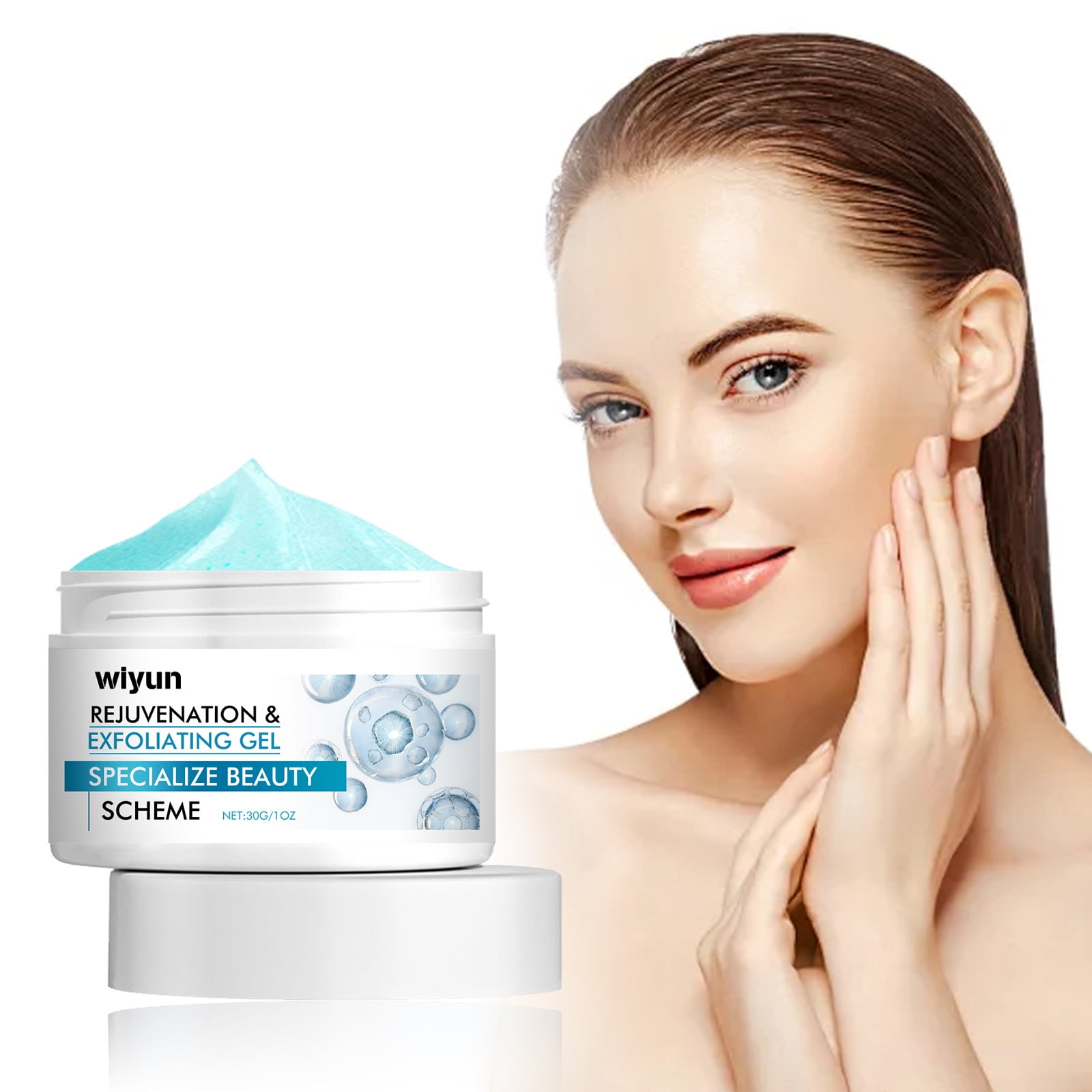 Exfoliating Face & Body Gel | Rejuvenation Exfoliating Gel | Natural ...