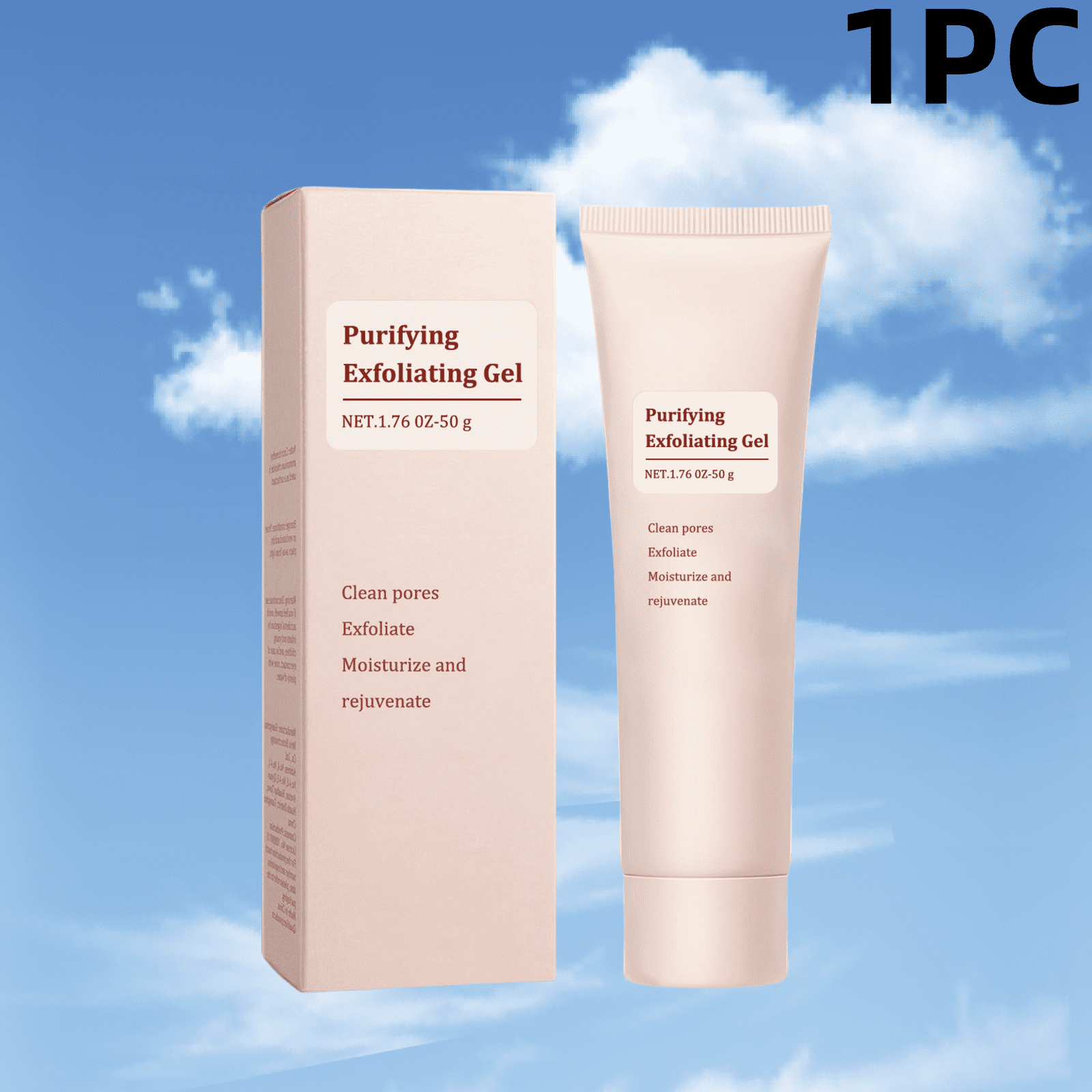 Exfoliating Face Wash Purifying Exfoliating Gel 1.76 oz Deep Clean ...