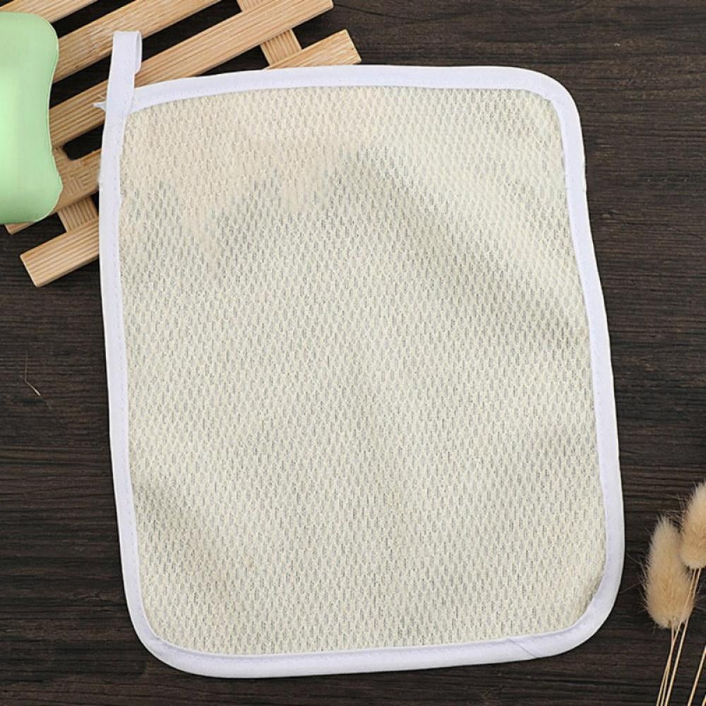 Exfoliating Face and Body Wash Cloths 2-Sided Bath Towel Exfoliating ...