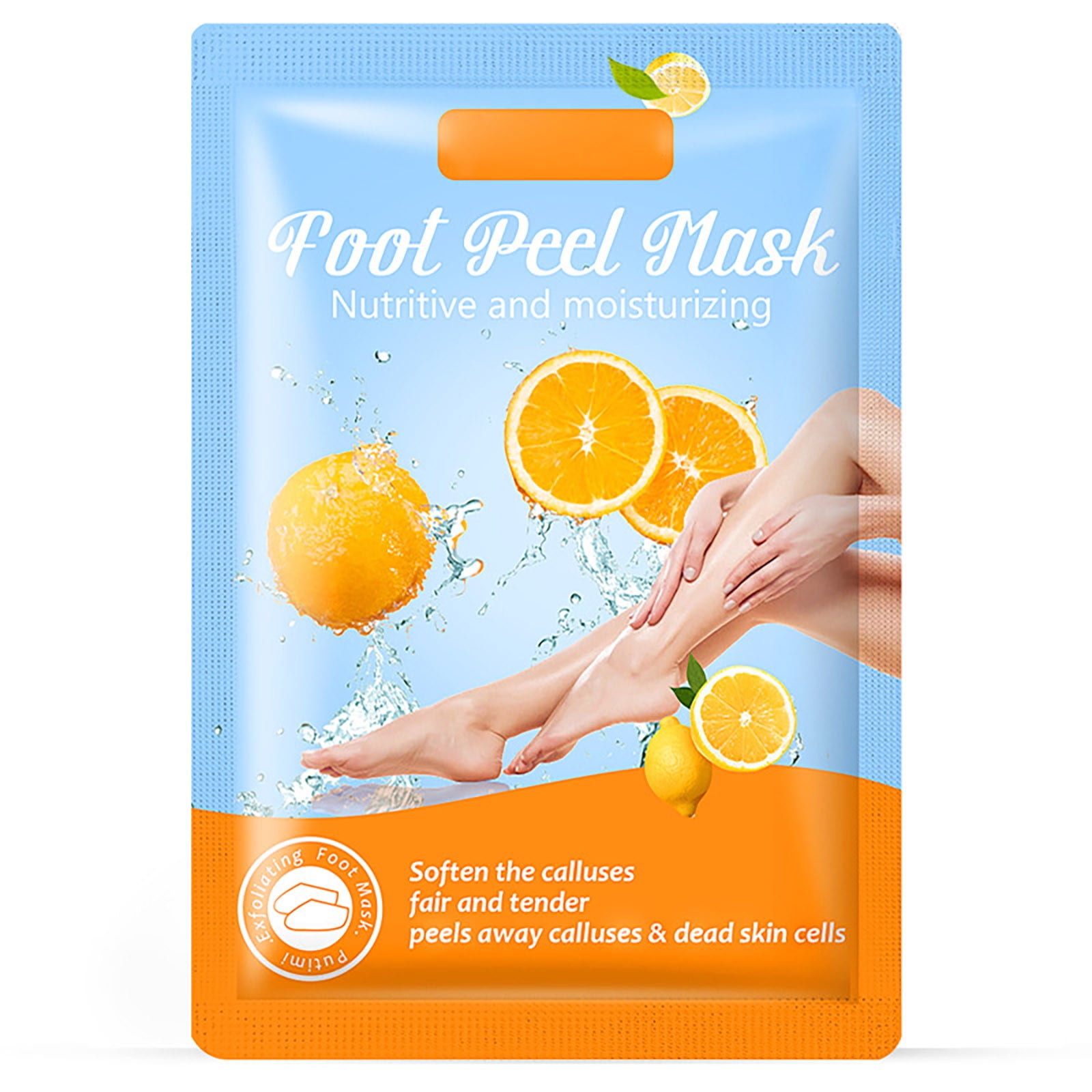 Exfoliating Foot Peel Mask Socks - 1 Pair (38ml) for Dry, Callused Feet ...