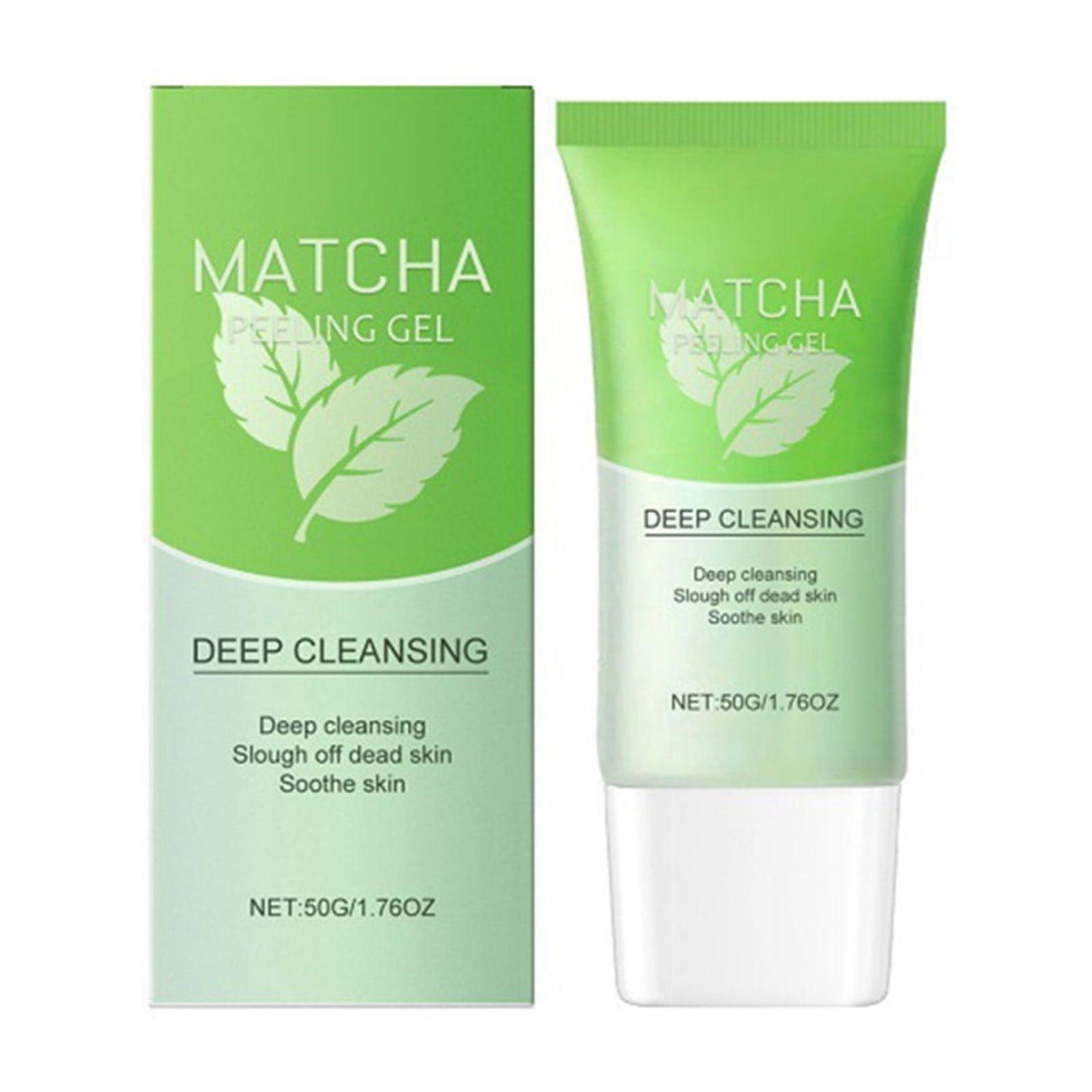 Exfoliating Gel Body and Face Exfoliating Gel with Matcha (60G): Shrink ...