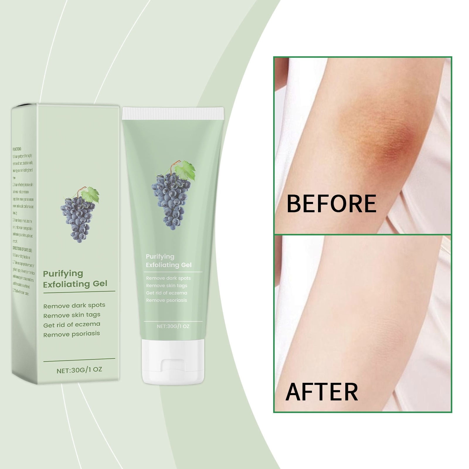 Exfoliating Gel Deep Cleansing Gel For Face Gentle Cleansing And ...